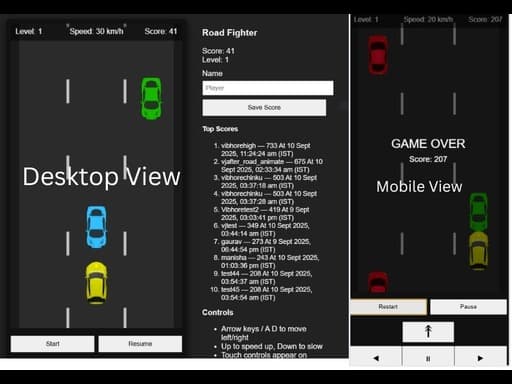 Road Fighter – Endless Car Racing Play on Car Games Unblocked
